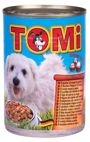Tomi 400g for dogs 5 sorts of meat - Tomi