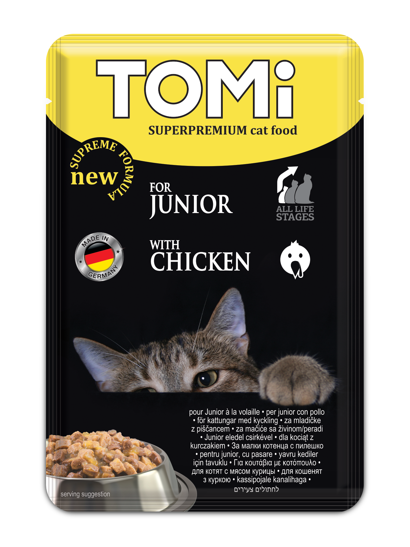 TOMi 100g pouch for kitten - TOMi