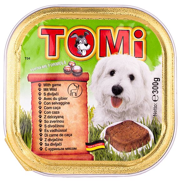 Tomi 300g for dogs - game - Tomi