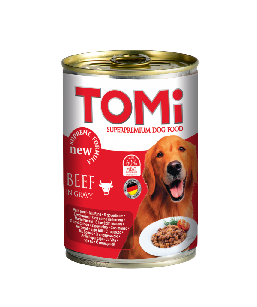 TOMi 400g for dogs - beef - TOMi