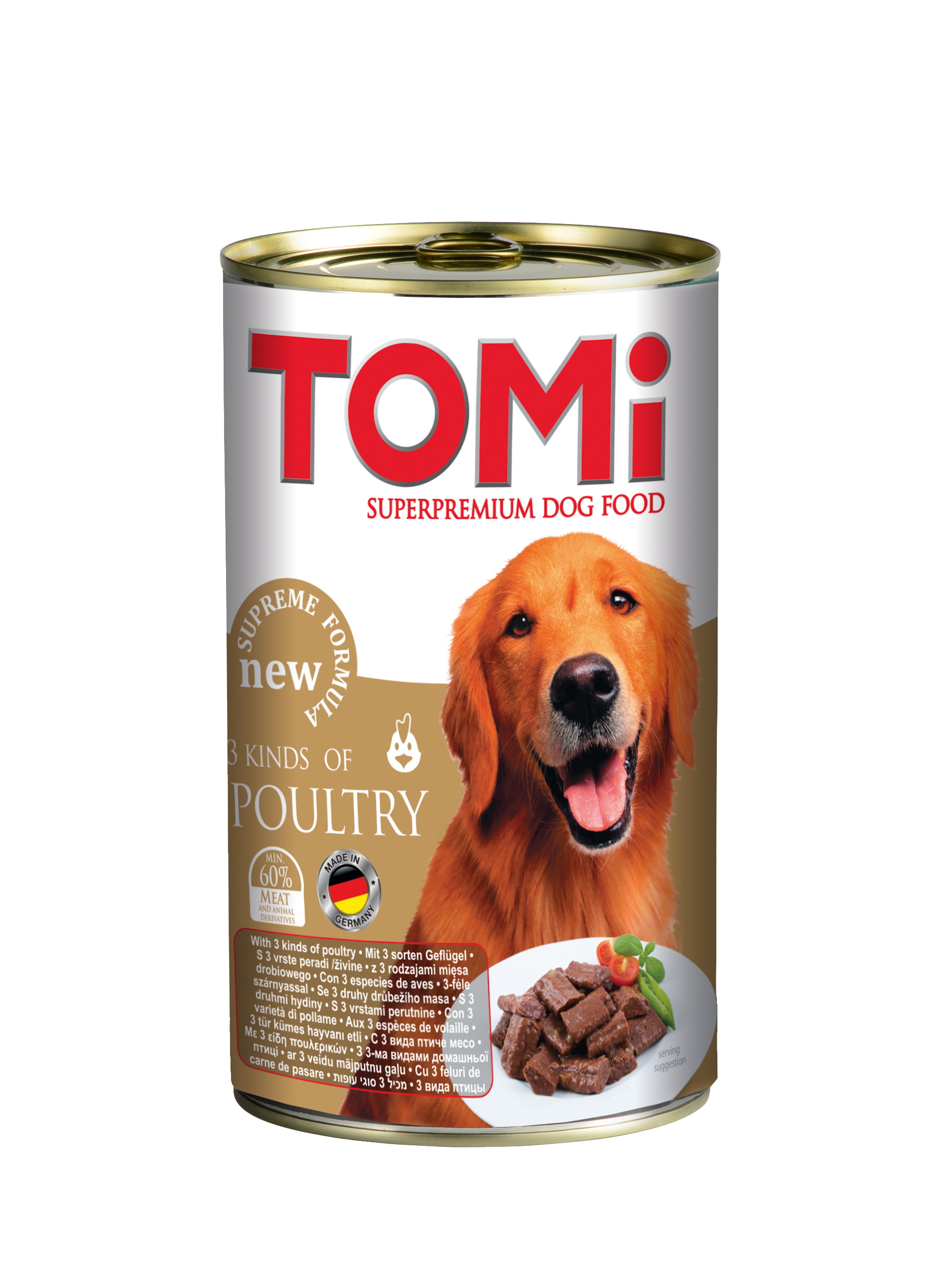 TOMi 1200g for dogs - 3 kinds of poultry - TOMi