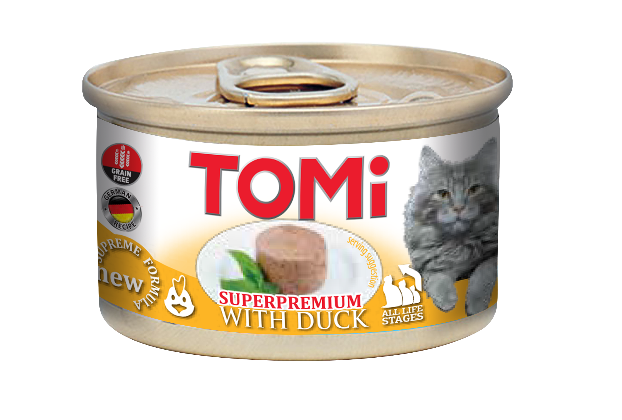 TOMi 85g cat food with duck - TOMi
