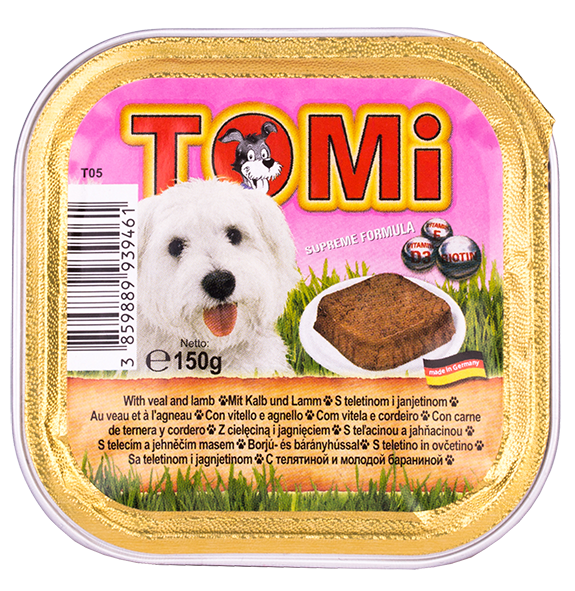 TOMi 150g for dogs – veal | TOMi