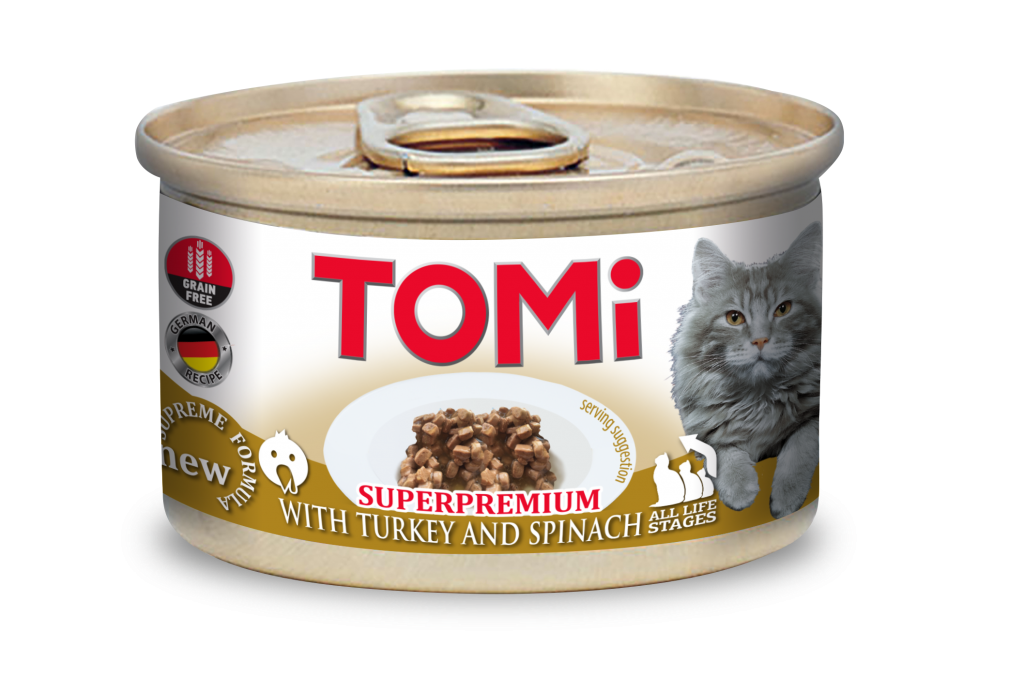 TOMi 85g chunks with turkey and spinach | TOMi